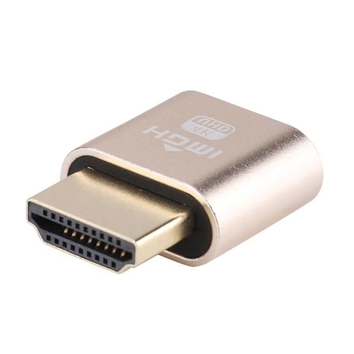 Fafeicy affichage virtuel graphique Carte graphique Spoof HDMI Fake ...