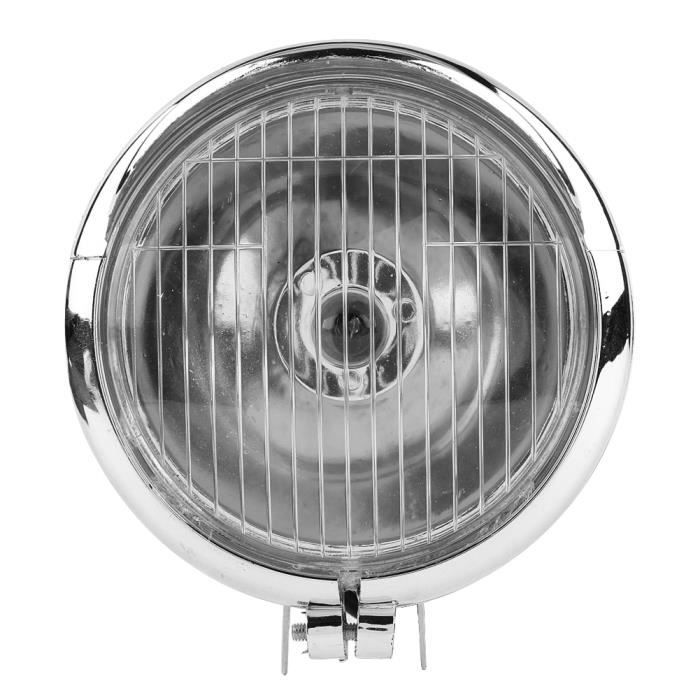 Garosa Feu moto rétro Lampe de phare antibrouillard rétro DC 12V ...