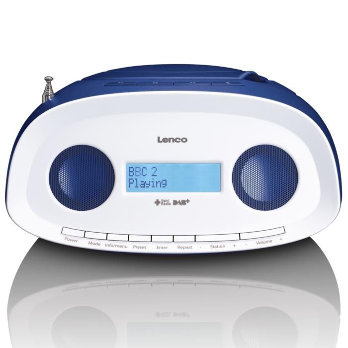 Lenco Radio DAB+ portative avec lecteur CD / MP3 SCD-69 Bleu - Cdiscount TV Son Photo