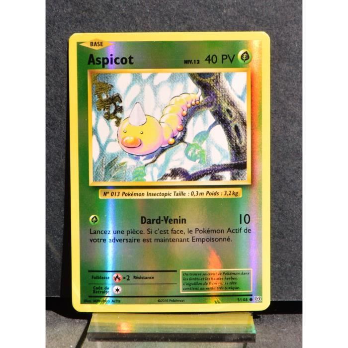 Carte Pokémon 5-108 Aspicot 40 PV - REVERSE XY - Évolutions NEUF FR ...