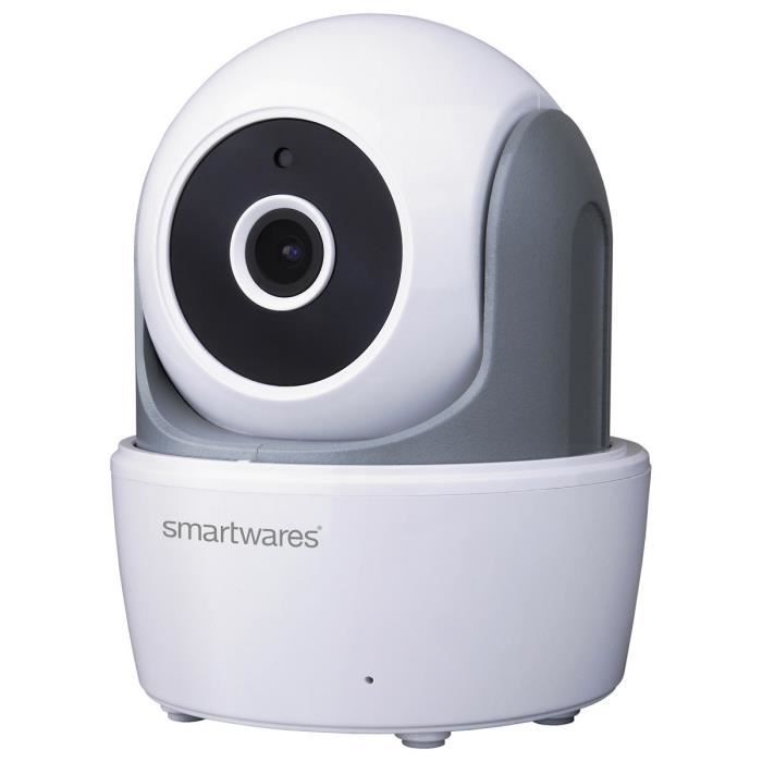 SMARTWARES Caméra de surveillance IP motorisée et connectée HD 720P LAN ...