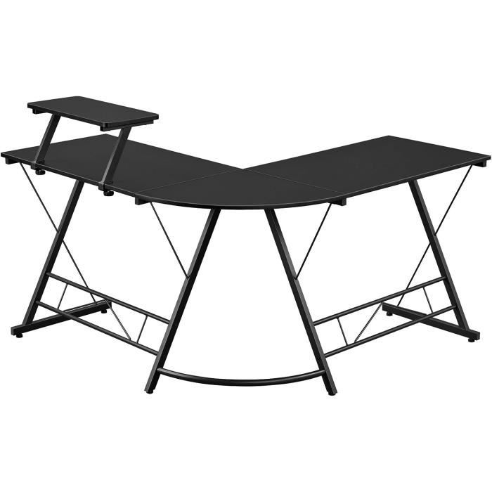 Bureau D'Angle En Forme De L Table D'Angle Informatique Avec Support D ...