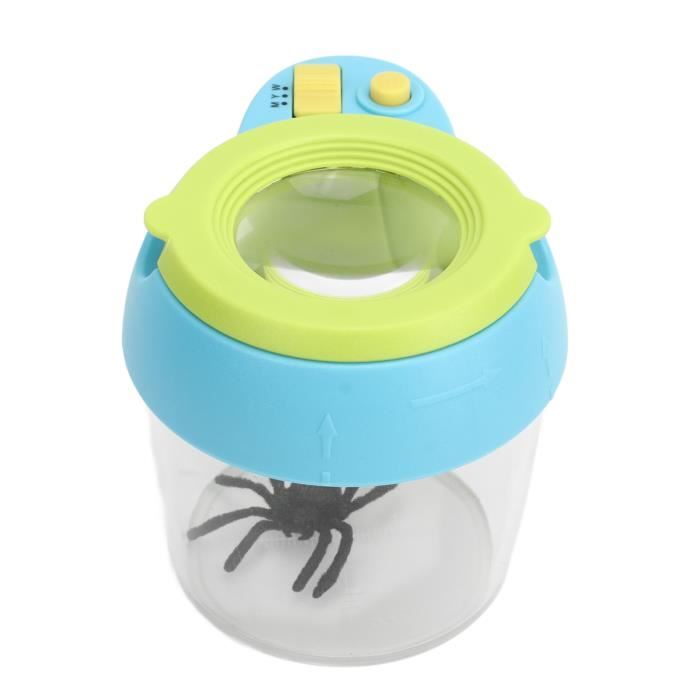 VINGVO Container Observation Insectes Enfants Loupe Motorise 9 LED ...