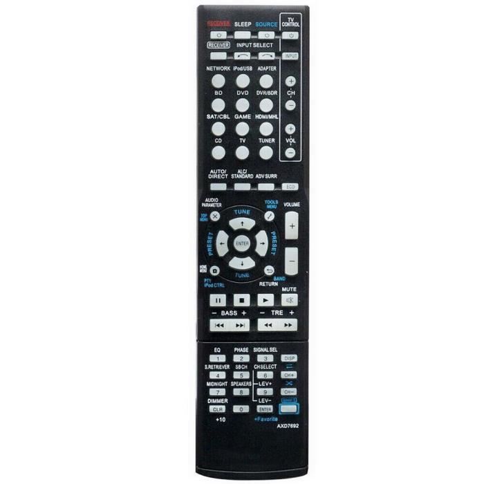 Télécommande de remplacement pour Pioneer AXD7692(Noir) - Cdiscount TV ...
