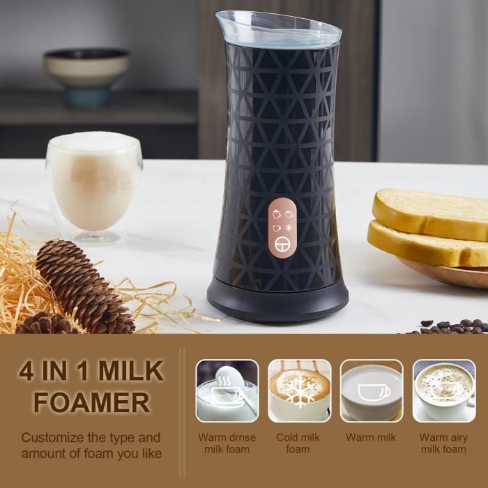 Mousseur à lait électrique, machine à mousse chaude et froide avec ...