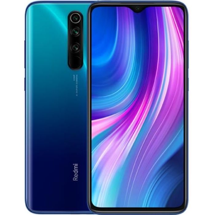 XIAOMI Redmi Note 8 Pro Bleu 64 Go Smartphone - Cdiscount Téléphonie