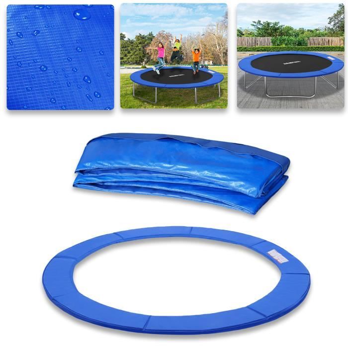 XMTECH Bâche pour trampoline en PE- Bâche de protection pour trampoline ...