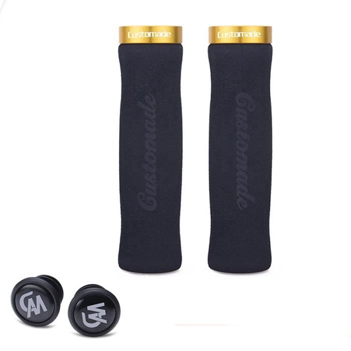 GUIDON,Black and Gold--Poignées de guidons pour VTT, 1 paire, housses ...