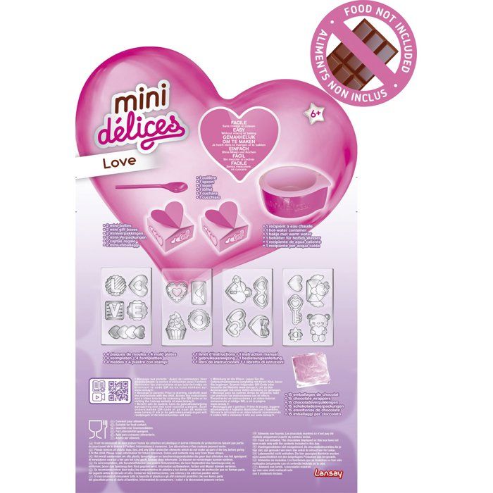 Mini délices - LANCAY - Love - Kit de création de chocolats en forme de ...