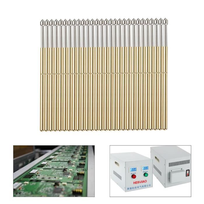 Cikonielf Sonde de test Pogo Pin Pcb 1Mm Pogo Pins 1Mm 100X P50 J1 P50 ...