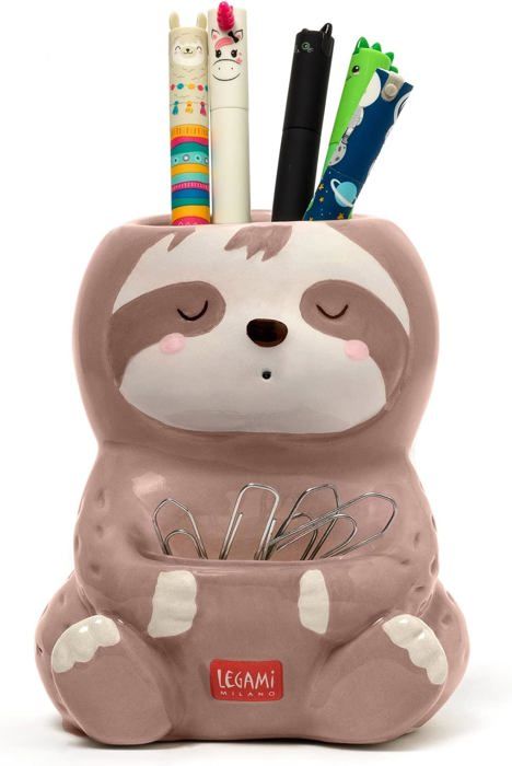 - Porte-Stylos En Céramique Desk Friends 9,2 X 10,4 Cm Thème Paresseux ...