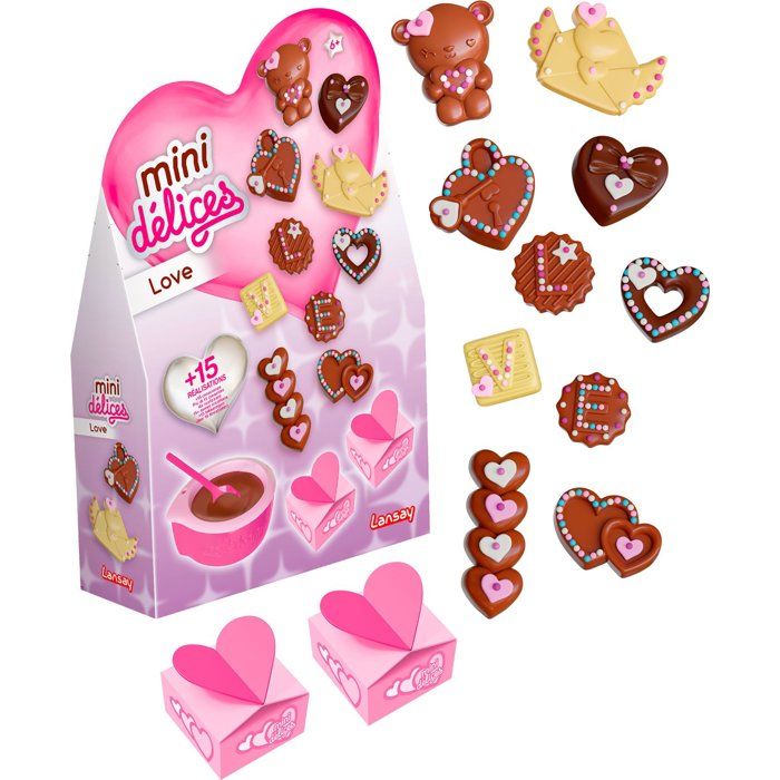 Mini délices - LANCAY - Love - Kit de création de chocolats en forme de ...