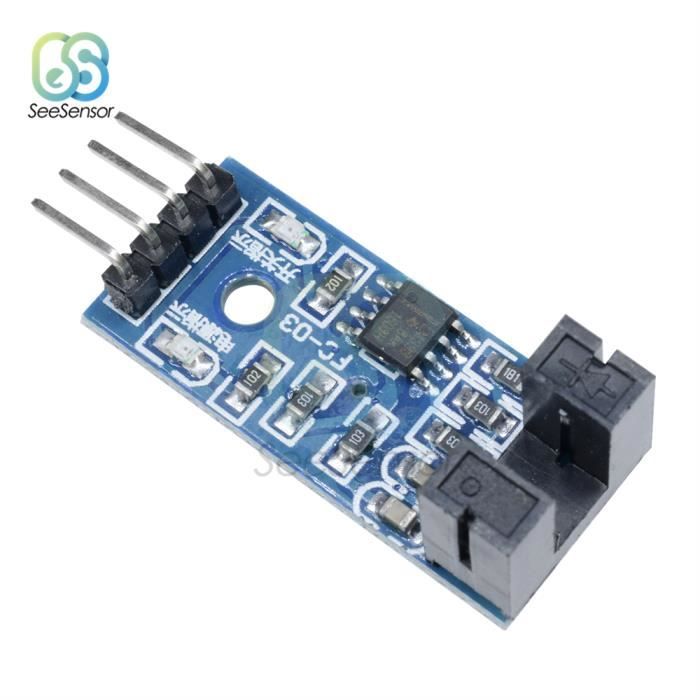 Module De Capteur De Vitesse, Type À Fente, Optocoupleur Ir Lm393 Pour ...