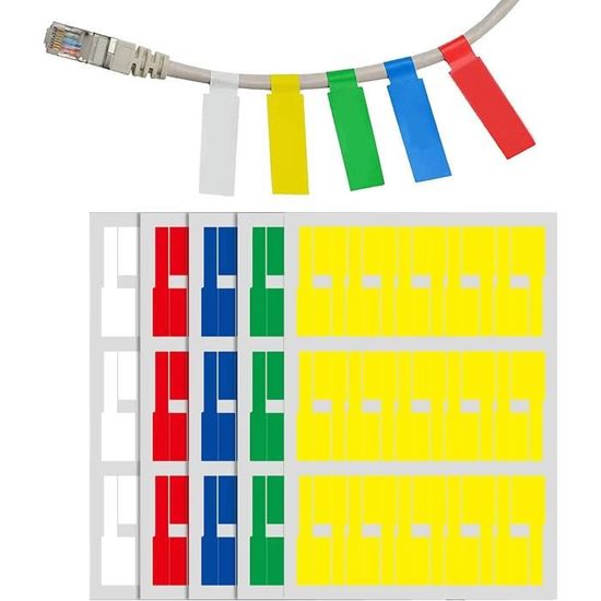Étiquettes de Câbles, Cable Etiquette, Autocollant Étiquette de Câble ...