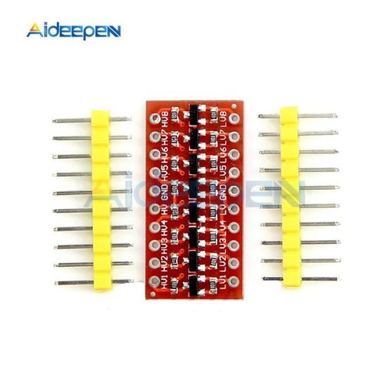 8 voies rouges - Convertisseur de niveau logique IIC I2C, panneau ...