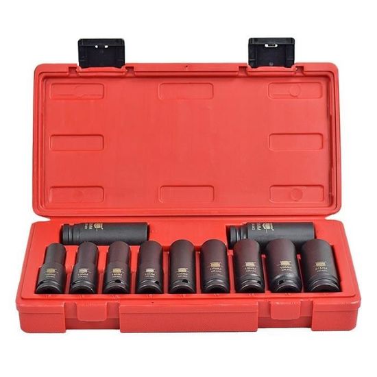 Coffret de 11 douilles chocs 1-2 intensives longues CEDREY H0082LM - Cdiscount Bricolage