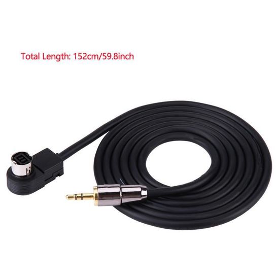 Câble adaptateur AUX - GAROSA - Universel - 152 cm - Compatible JVC ...