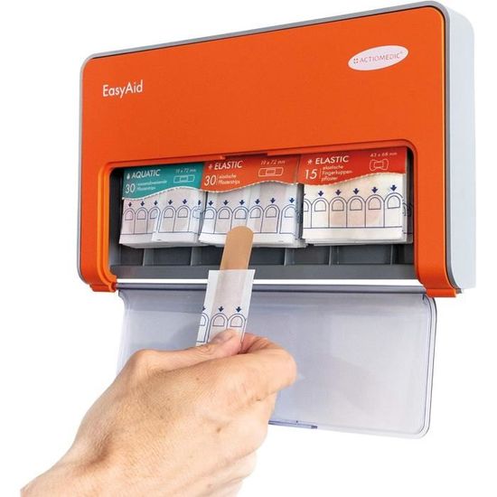 ACTIOMEDIC EasyAid Plaster Dispenser Standard 2 incl. 75 PlasterStrips ...