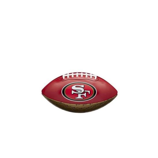 Mini ballon enfant NFL San Francisco 49ers - rouge/or - Taille mini ...