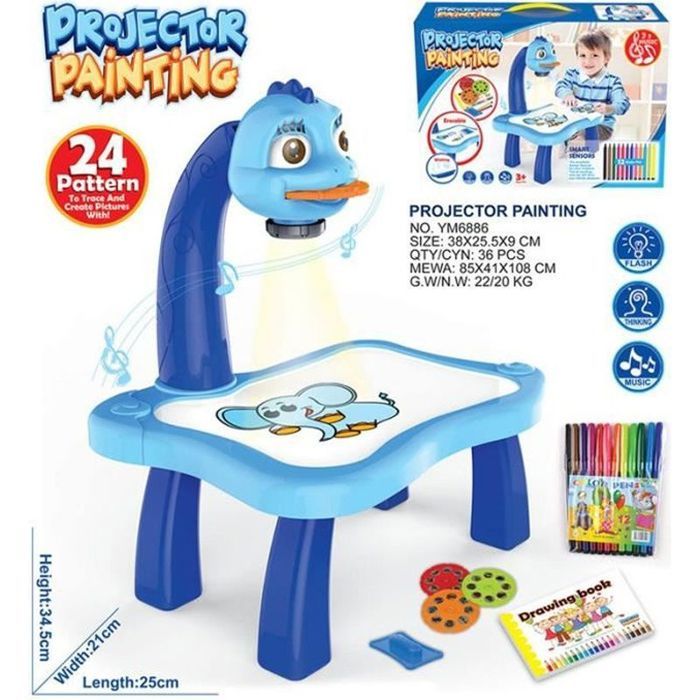 TABLE ACTIVITE - JOUET D'ACTIVITE Table de projecteur de Dessin pour ...