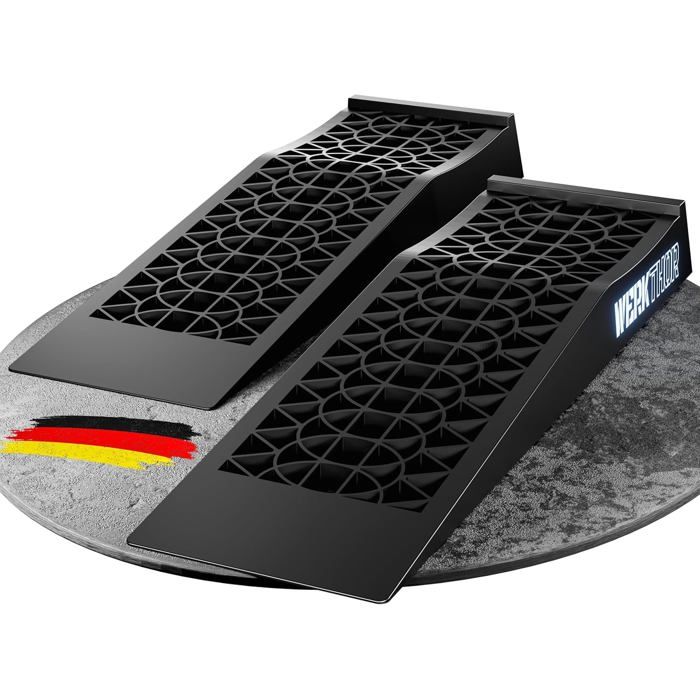 WERKTHOR Rampe Voiture Extra Basse [Lot de 2] – Rampe de Levage Voiture ...