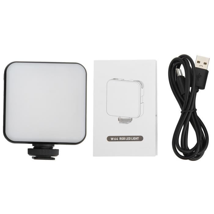 Lumière de remplissage LED W64 RGB LED Lumière de Remplissage Portable ...