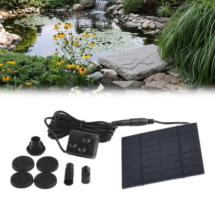 Pompe à eau solaire pour fontaine à eau,moteur sans balais,amélioration de l'habitat de jardin ...