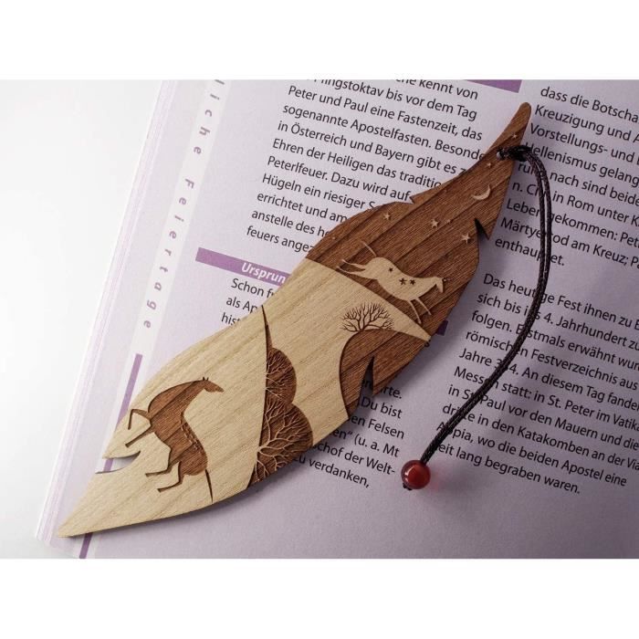 Marque-page en bois, rêve d'un cheval,[1662] - Cdiscount Beaux-Arts et ...