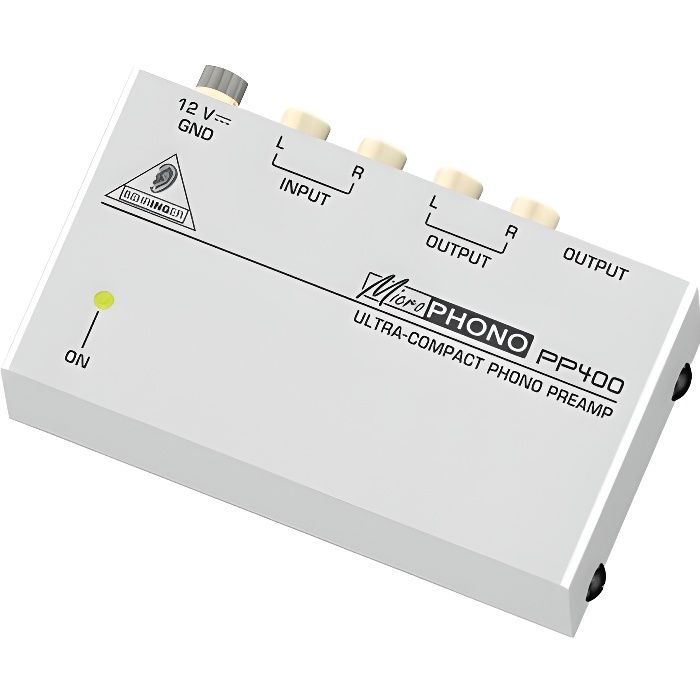 Préampli stéréo BEHRINGER PP400 - Convertisseur de signal phono en ...