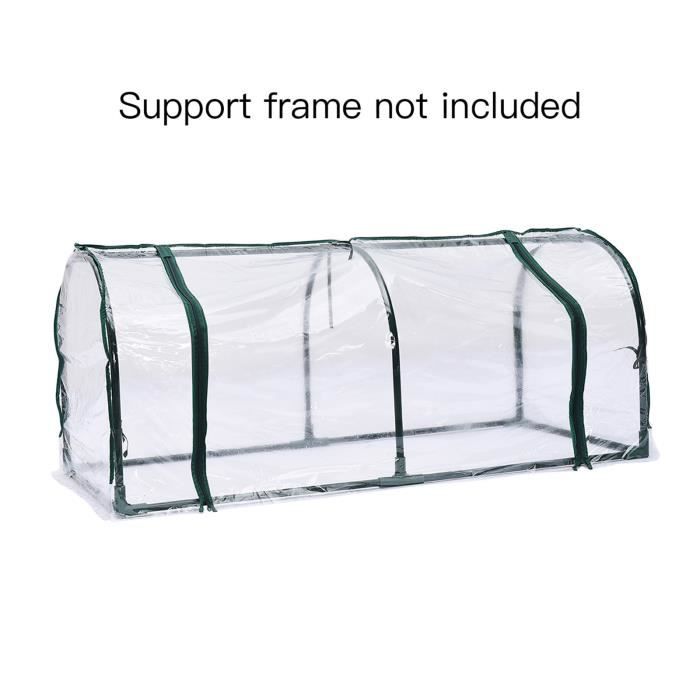 Cocosity Mini Serre PVC pour Plantes, Serre Jardin 1.2x0.6x0.5m, Housse ...