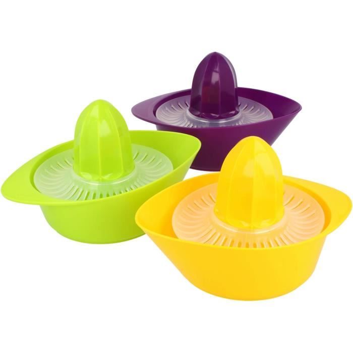 3X Presse-Agrumes Avec Insert Amovible Pour Un Nettoyage Facile Presse ...