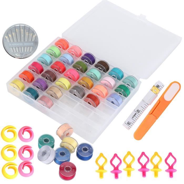 Garosa fils de canettes 72 grilles couleur fil à coudre en plastique ...