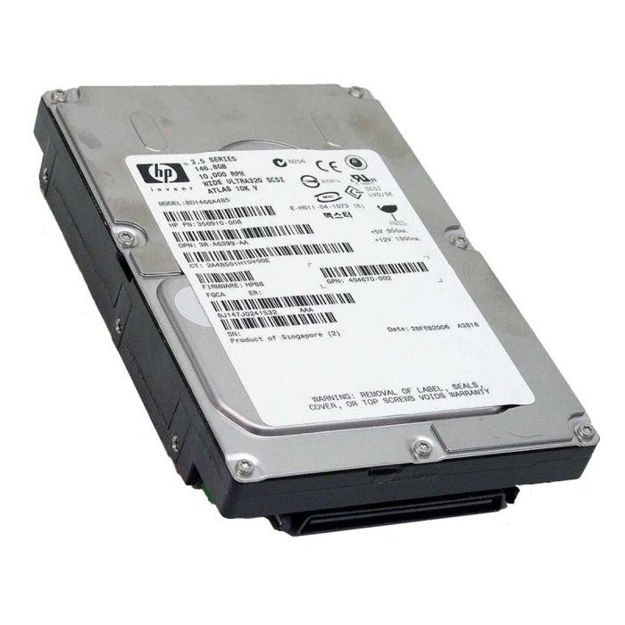 Disque Dur 146Go SCSI 3.5" HP BD1468A4B5 356910-008 3R-A6399-AA 10K.7 ...