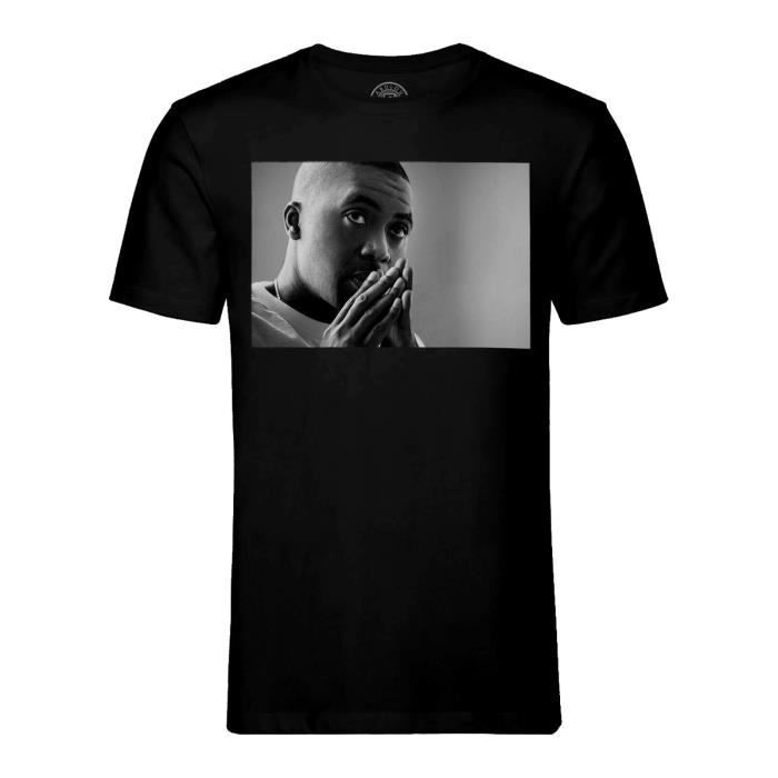 T-shirt Homme Col Rond Noir Nas Praying Rapper Rap Hip Hop Artist Photo ...