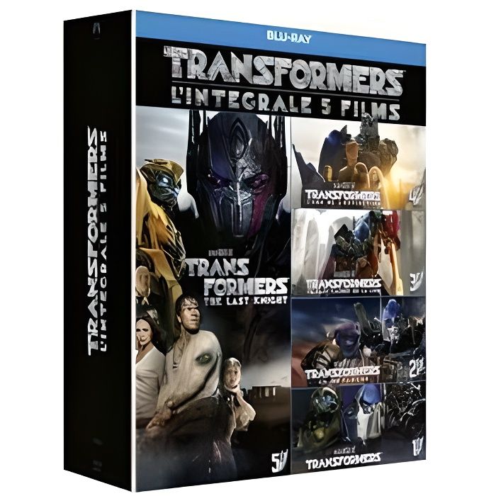 Paramount Transformers Lintégrale Coffret 1 à 5 Blu-ray - 5053083134037 ...