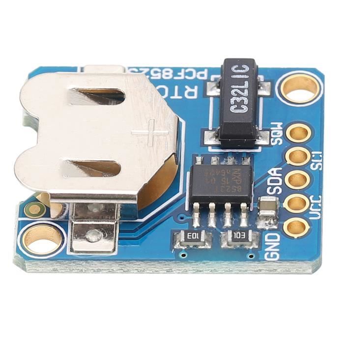 Qiilu Module PCF8523 Carte de dérivation Horloge en temps réel Module ...