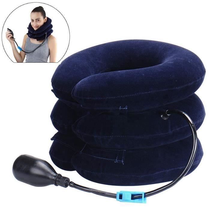 BUYFUN-Coussin De Traction Cervicale Gonflable Minerve Cou AirCollier ...