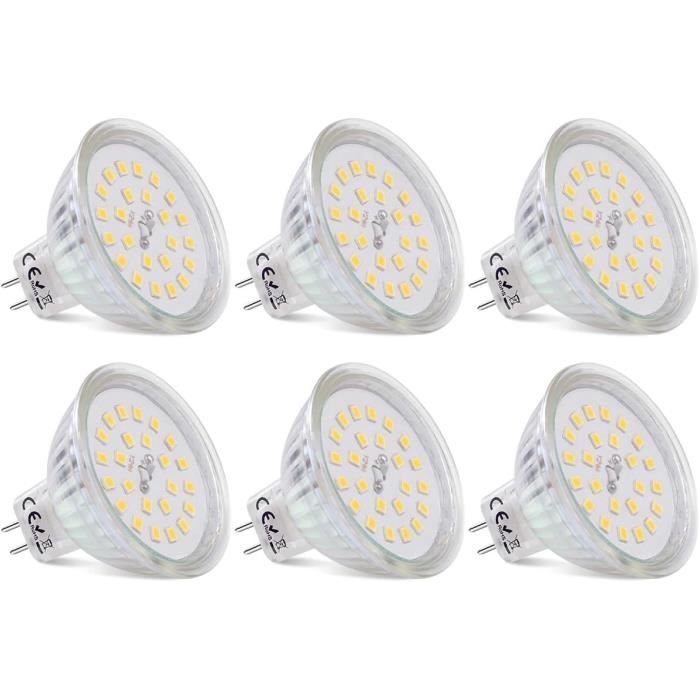 Ampoules Led Spot Gu5 3 Mr16 Blanc Naturel 4000k 3 8w Équivalent À