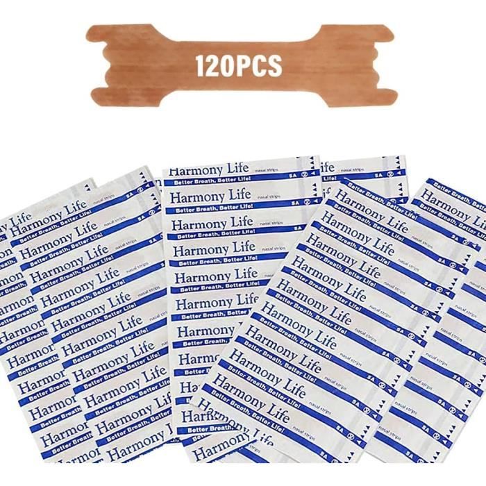 Bandelettes Nasales, 120 Pieces Aanti-Ronflement Pour Une Meilleure ...