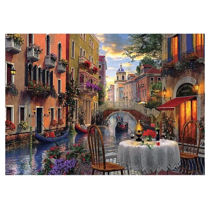 Puzzle 6000 pièces - TREFL - Venise Romantique - Paysage et nature ...