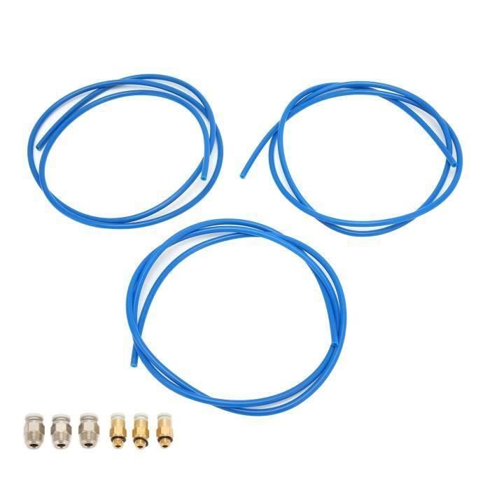 AL00968-Tube PTFE Bowden 3Pcs Tube PTFE Haute Compatibilité Simple Kit ...