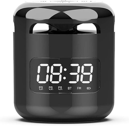 Enceinte Sans Fil Mega Bass Multifonction Avec Veilleuse Bluetooth 5.0 ...