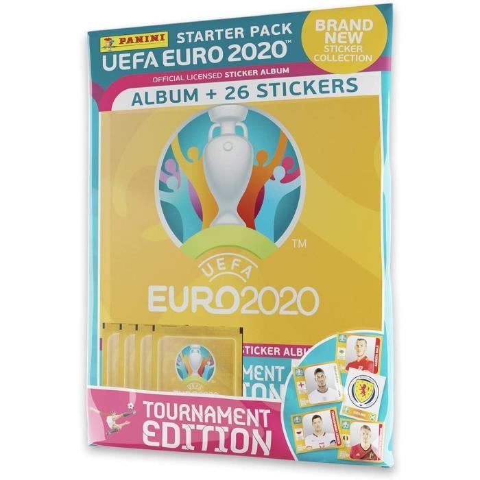 UEFA EURO 2020 Stickers 2021 Tournament Edition - Pack pour démarrer ta ...