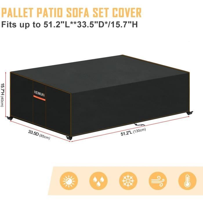 Housse De Protection Canapé Palette Etanche, Bâche De Protection ...