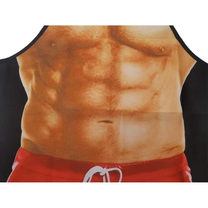 Tablier De Cuisine De Motif D'Homme Muscle,Tablier Sexy Et Drôle ...