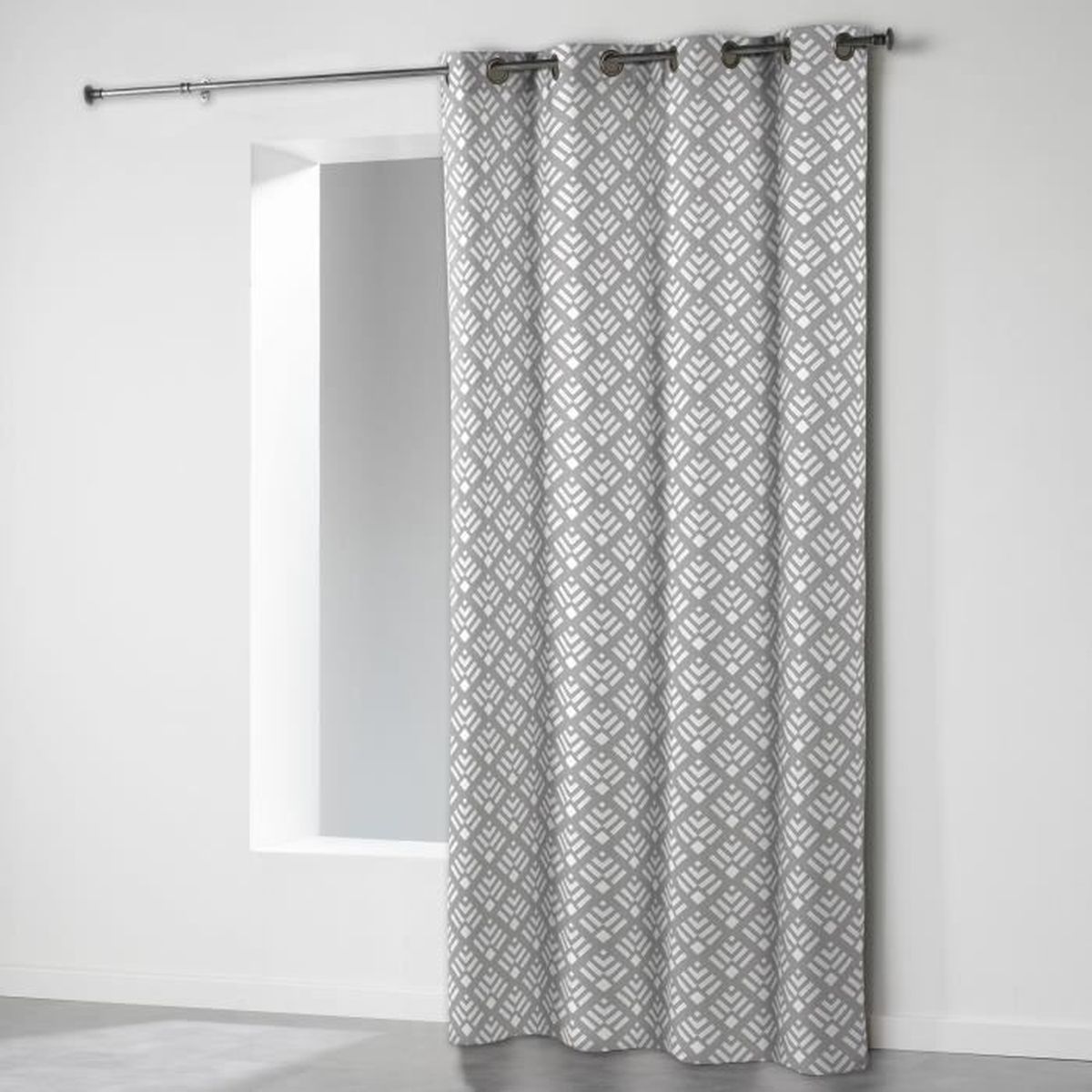 Double rideaux noir et blanc - Achat / Vente pas cher