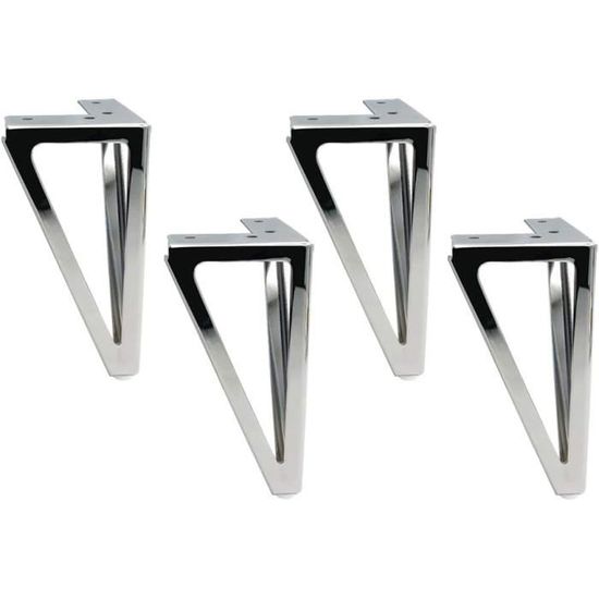 4 Pieds De Meubles, 15.5cm Remplacer Les Pieds De Support De Meubles En Or Pieds D'Armoire Pieds ...