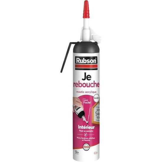 Je Rebouche Mastic Blanc 200 Ml, Mastic Étanche En Aérosol Prêt À L ...
