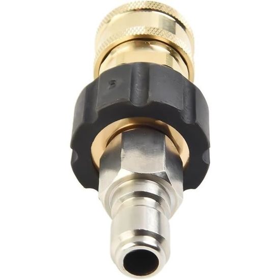 Kit D'Adaptateurs Pour Nettoyeur Haute Pression Tuyau D'Arrosage Raccord Rapide M22 Rondelle ...