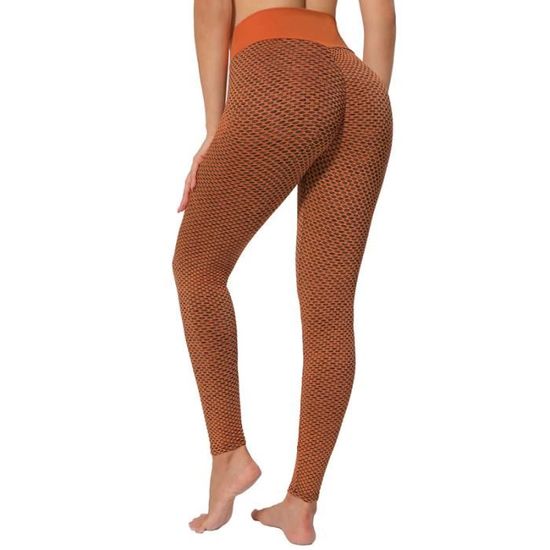 Leggings Femme Push Up Anti-Cellulite Butt Lift Legging de Sport Taille Haute Slim Fit Pantalon ...